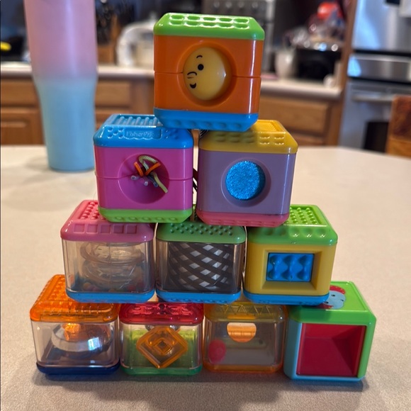 Fisher-Price | Toys | Fisher Price Vintage Colorful Sensory Stacking ...
